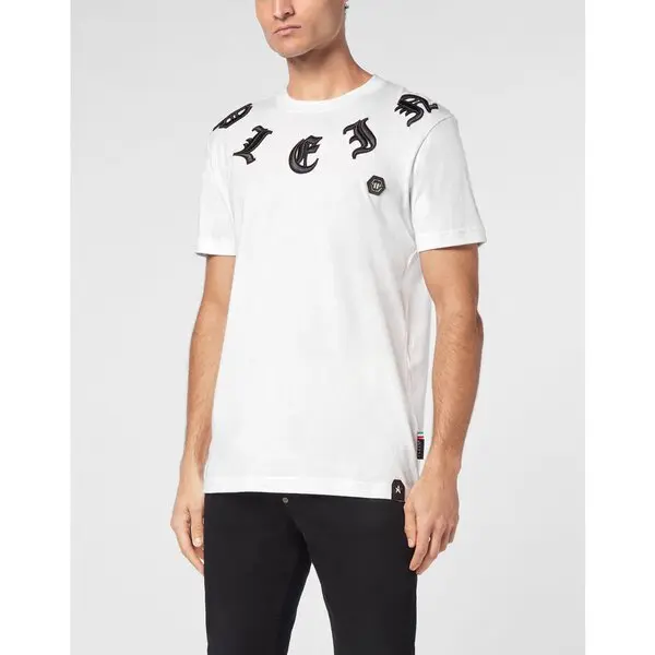 Philipp Plein T-shirt Round Neck Ss Gothic Plein