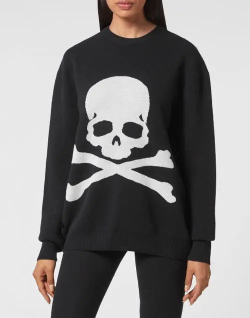 Philipp Plein Pullover Round Neck Skull&bones