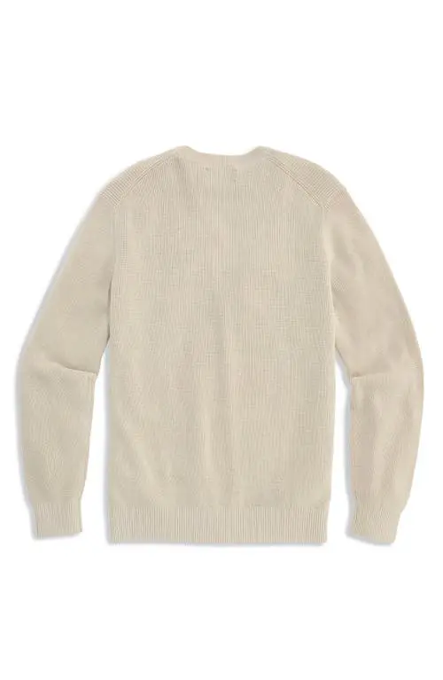 Vineyard Vines Folly Crewneck Cotton Sweater - Clam Shell