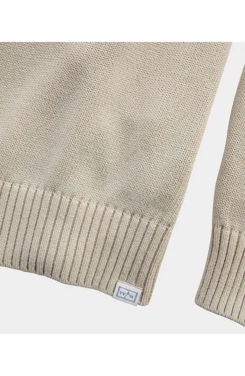 Vineyard Vines Folly Crewneck Cotton Sweater - Clam Shell