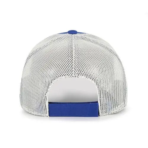 '47 Denver Broncos Throwback Headstone Trucker Adjustable Hat