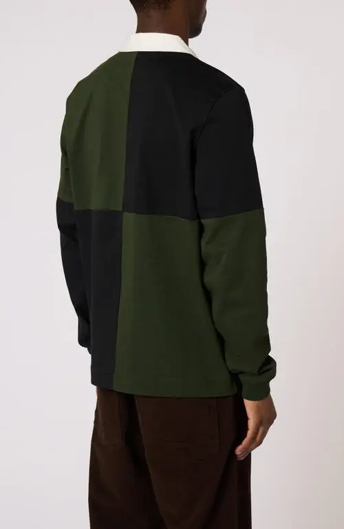 Paul Smith Colorblock Long Sleeve Polo