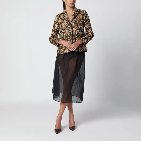 Dries Van Noten Floral Gobelin Blazer