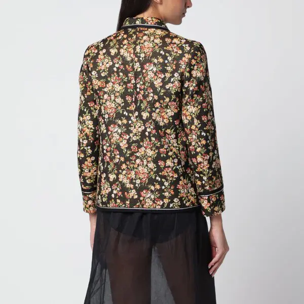 Dries Van Noten Floral Gobelin Blazer