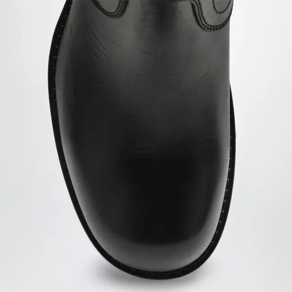 Dries Van Noten Leather Chelsea Boots