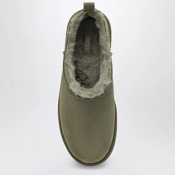 UGG Burnt Olive Classic Micro Ankle Boots