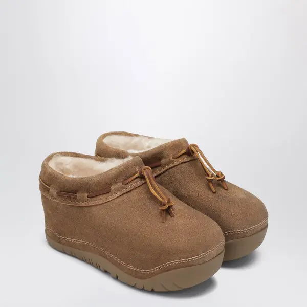 UGG Bucked Chestnut Suede Sabot