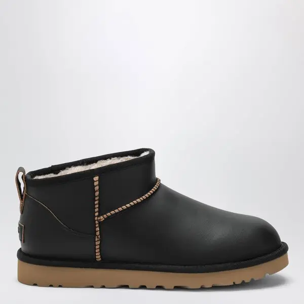UGG Classic Ultra Mini Contrast Leather Boots