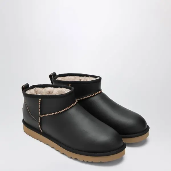 UGG Classic Ultra Mini Contrast Leather Boots