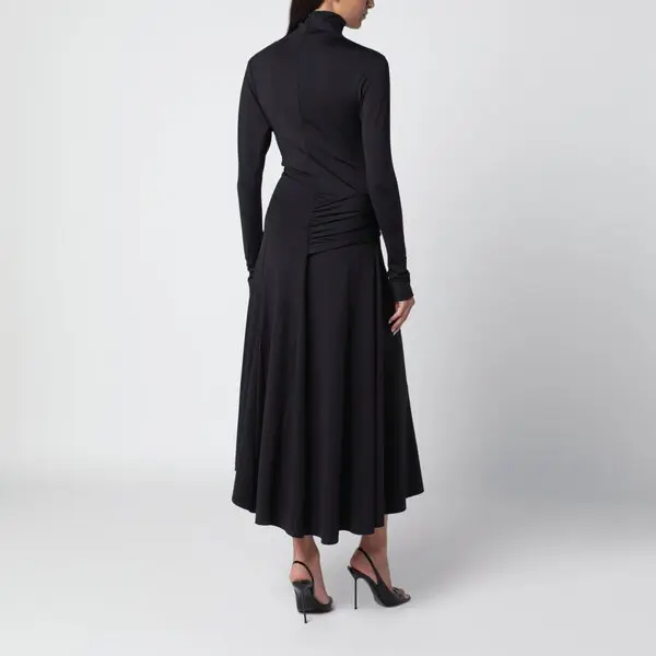 Victoria Beckham Asymmetrical Dress With High Neck