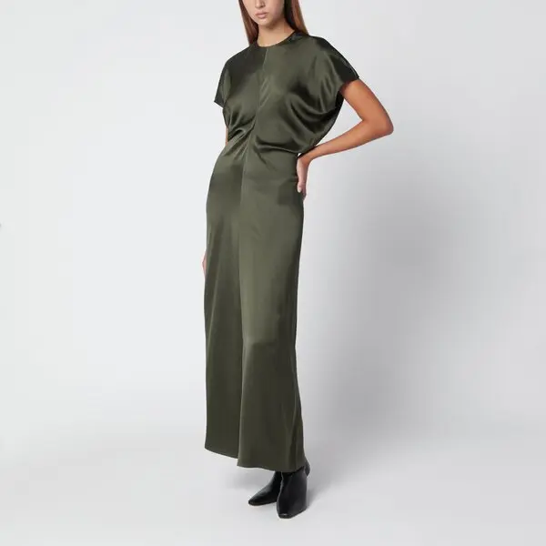 TOTEME Dark Low-waisted Viscose Dress