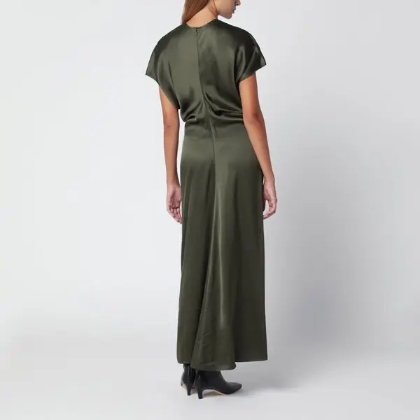 TOTEME Dark Low-waisted Viscose Dress