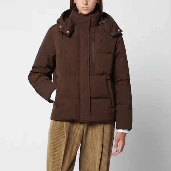 Polo Ralph Lauren Dark Padded Jacket - Brown