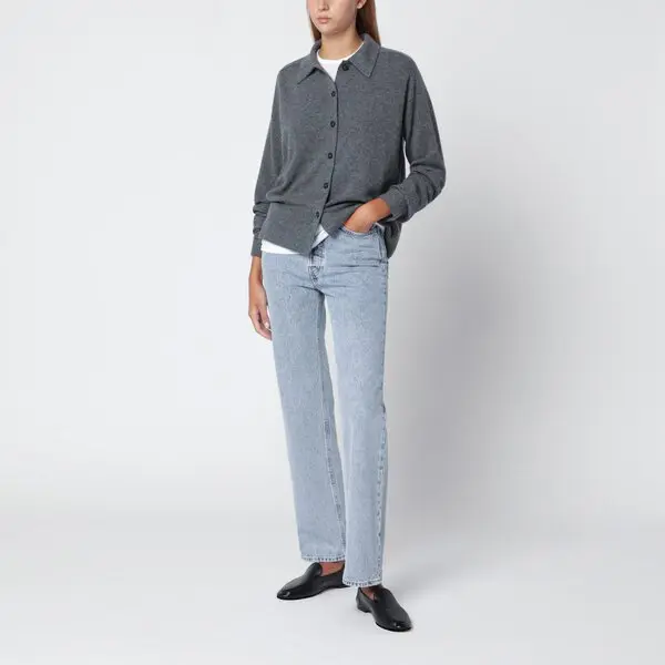 TOTEME Classic Blue Jeans In Organic Cotton