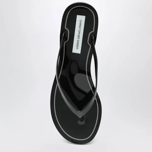 Christopher Esber Jo Thong Sandals, Transparent