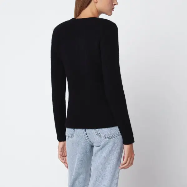 TOTEME Crew-neck Sweater In Silk And Cashmere Blend