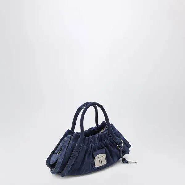 Marc Jacobs Small Navy Cristina Bag In Suede