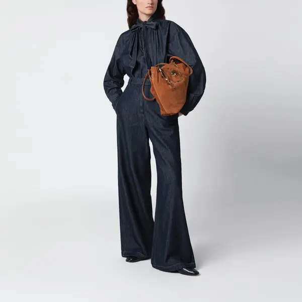 Marc Jacobs Copper The Cristina Tote Bag In Suede - Brown