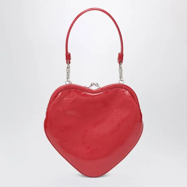 VIVIENNE WESTWOOD Belle Heart Leather Shoulder Bag