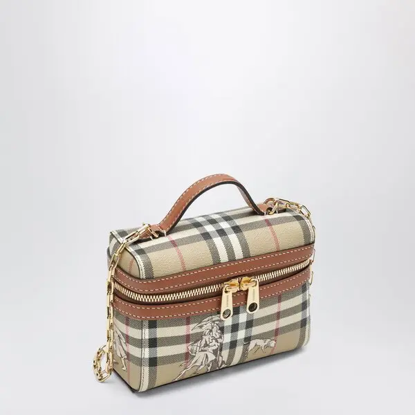 Burberry Check Mates Mini Vanity Bag