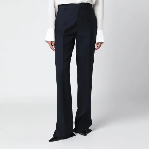 Bottega Veneta Midnight Shetland Wool Trousers