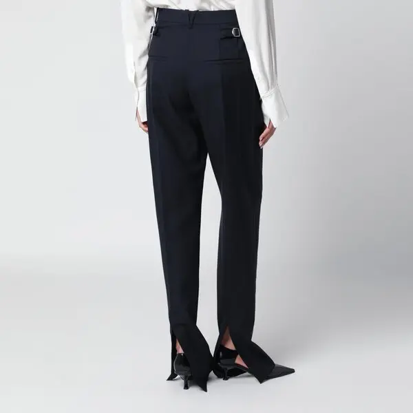 Bottega Veneta Midnight Shetland Wool Trousers