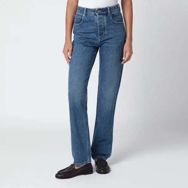 Bottega Veneta Jeans With Leather Pocket, Medium