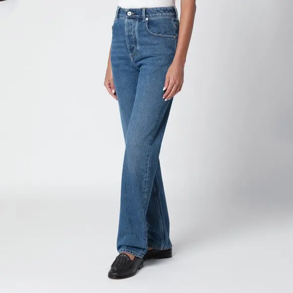 Bottega Veneta Jeans With Leather Pocket, Medium