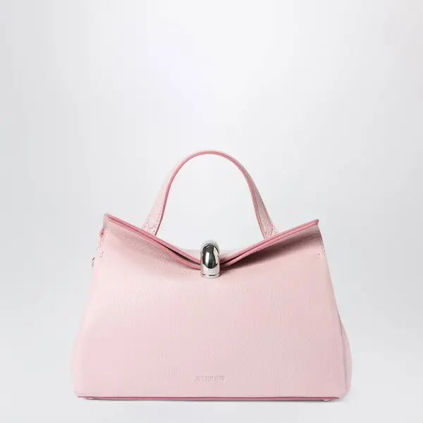 Jacquemus Le Petit Valérie Handbag In Leather, Pale - Pink