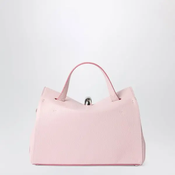 Jacquemus Le Petit Valérie Handbag In Leather, Pale - Pink