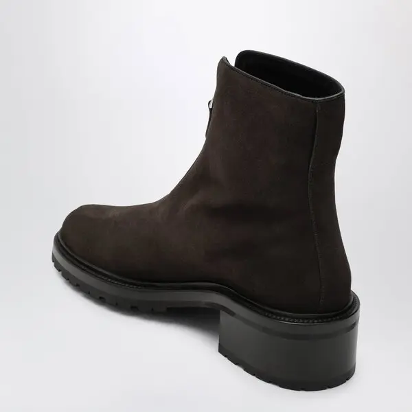 THE ROW Hike Mocha Suede Ankle Boot