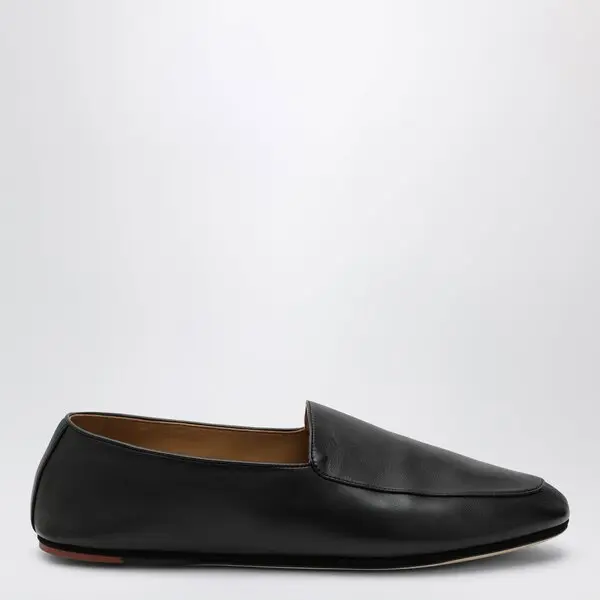 Loro Piana Anton Walk Lambskin Loafers - Black