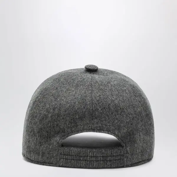 Loro Piana Melange Cashmere Baseball Cap