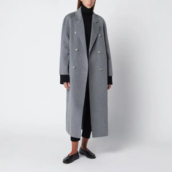 Loulou De Saison Irvin Long Coat In Wool And Cashmere