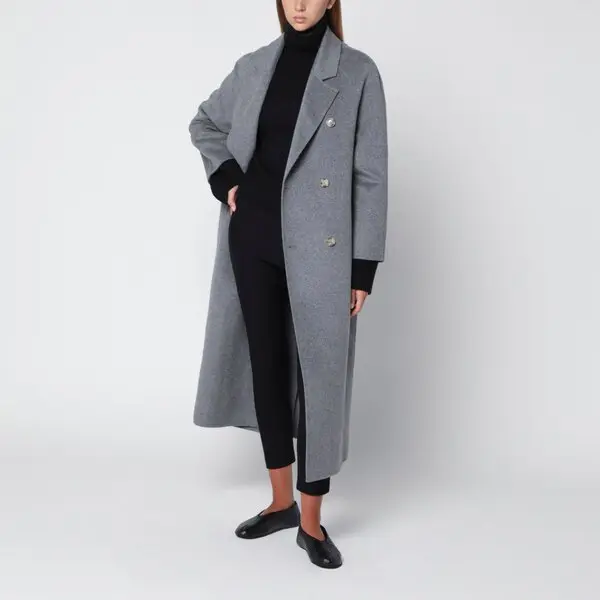 Loulou De Saison Irvin Long Coat In Wool And Cashmere