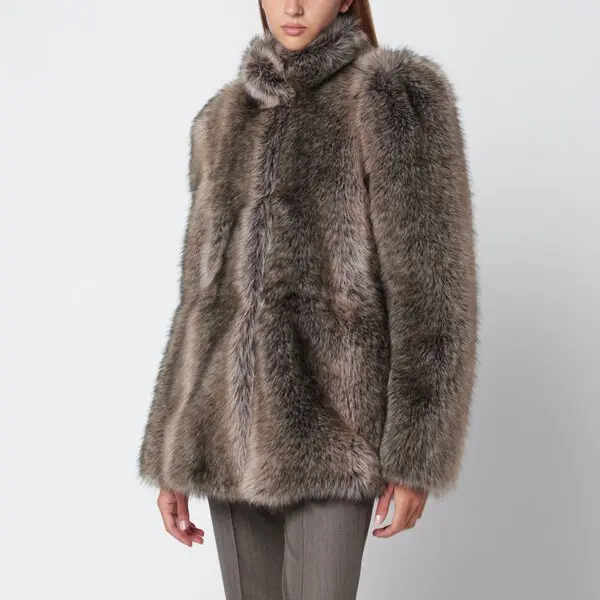 THE FRANKIE SHOP Shaded Faux Fur-effect Jacket