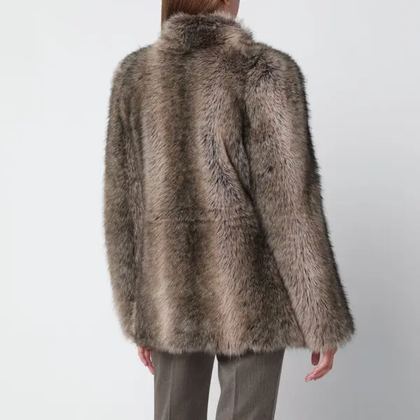 THE FRANKIE SHOP Shaded Faux Fur-effect Jacket