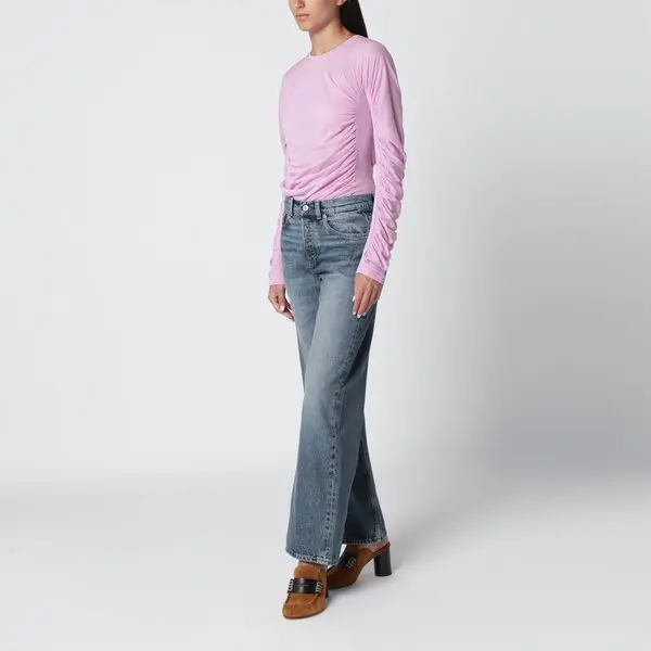 JW Anderson Orchid Top In Cotton-blend Jersey