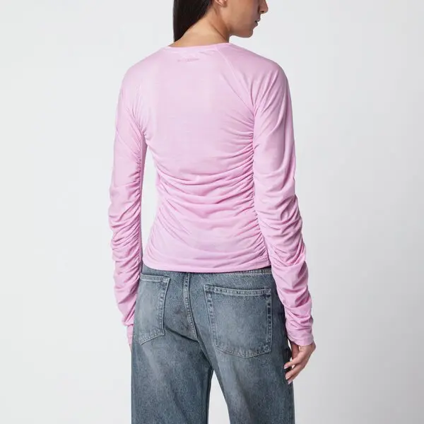 JW Anderson Orchid Top In Cotton-blend Jersey