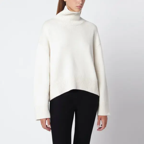 Loulou De Saison Ivory Gioah Cashmere Sweater