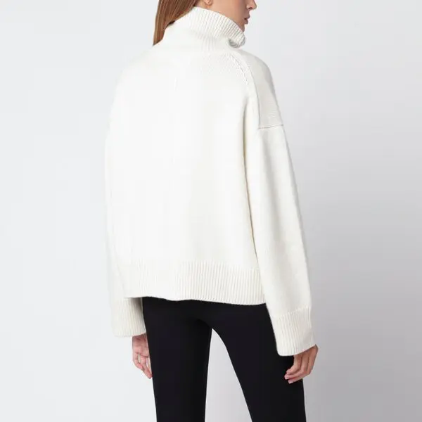 Loulou De Saison Ivory Gioah Cashmere Sweater