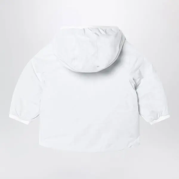 K-WAY White/pink Jack Thermo Reversible Jacket