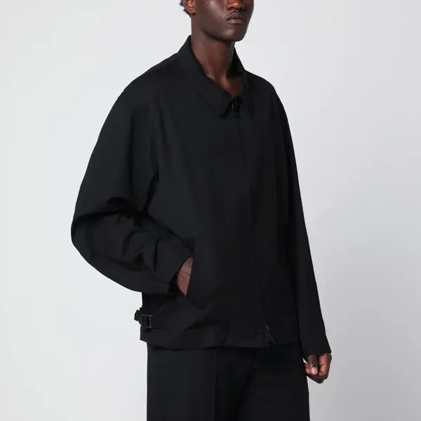 ADIDAS Y-3 Zip-up Jacket In Wool Blend