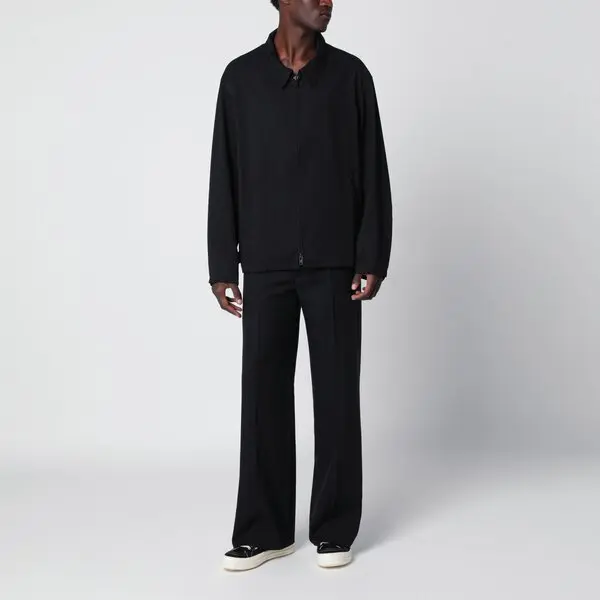 ADIDAS Y-3 Zip-up Jacket In Wool Blend
