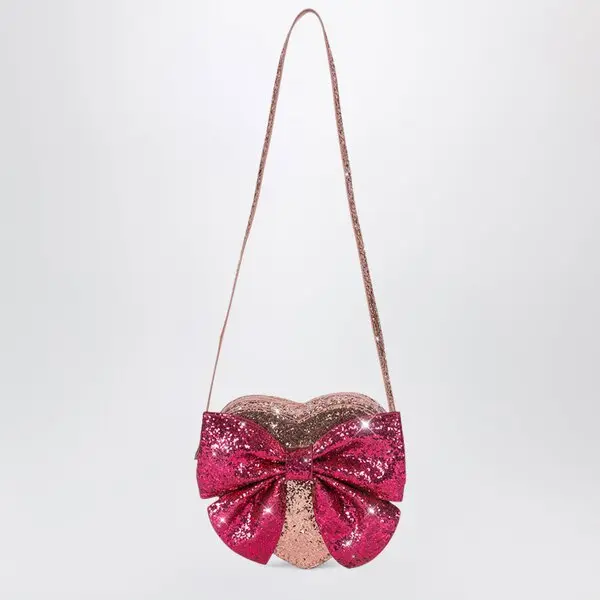 KONGES SLØJD Glitter Tut Heart Shoulder Bag