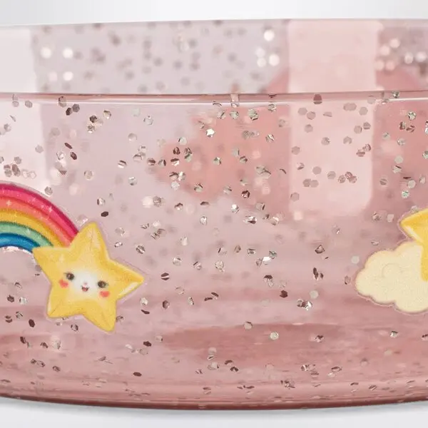 KONGES SLØJD Sparkly Rainbow Dinner Set In Pctg