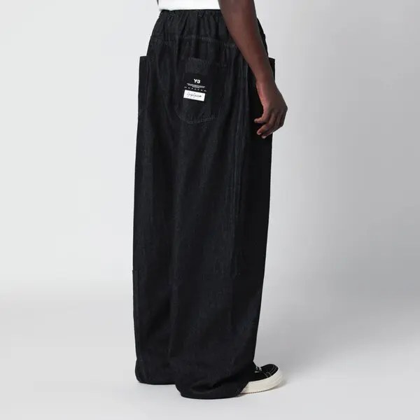 ADIDAS Y-3 Wide-leg Denim Trousers