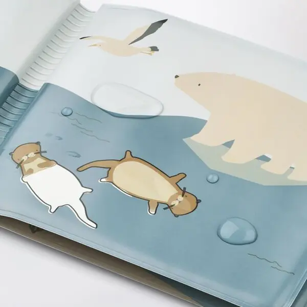 LIEWOOD Waylon Arctic Sea/ocean View Bath Book