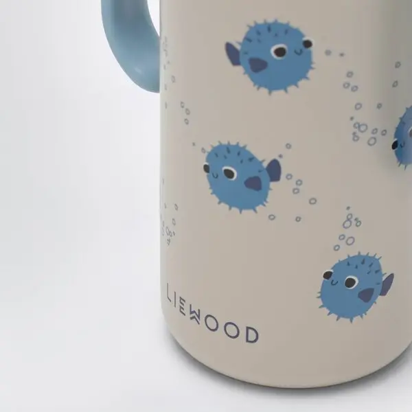 LIEWOOD Pufferfish/sandy Steel Thermal Bottle