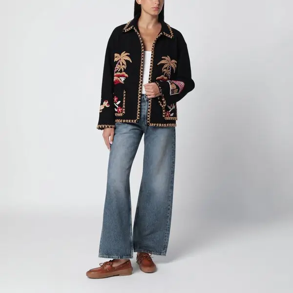 Alanui Remember Me Black Virgin Wool Jacket